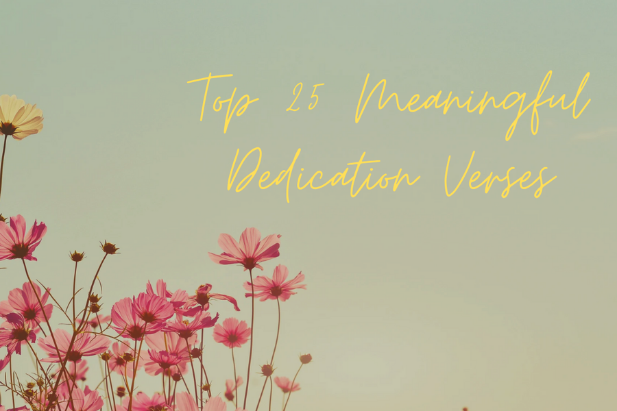 Top 25 Meaningful Dedication Verses to Engrave on a Personalized Bible ...